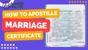 Marriage Certificate Apostille and Authentication Service - Oregon ...