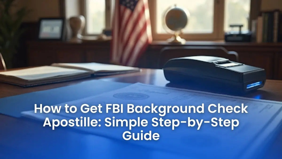 FBI Background Check Apostille Process: Fast & Easy Steps